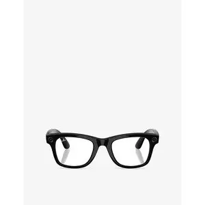 RAY-BAN META Wayfarer Square-frame Ai Glasses - Black