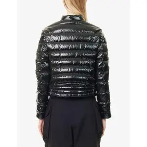 Moncler Papillon Funnel-neck Short Down Jacket