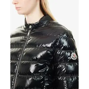 Moncler Papillon Funnel-neck Short Down Jacket