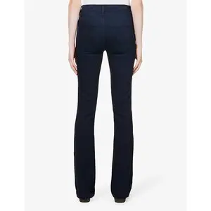 Paige Manhattan Bootcut Slim-fit High-rise Stretch Denim Jeans