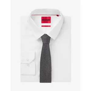 Hugo Jacquard-weave Silk Neck Tie