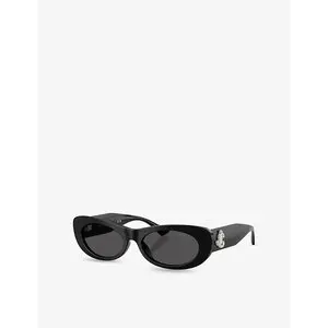 JIMMY CHOO Jc5038bu Oval-frame Sunglasses