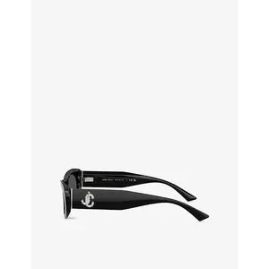 JIMMY CHOO Jc5038bu Oval-frame Sunglasses