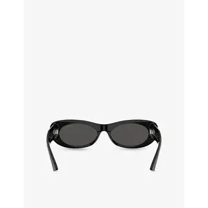 JIMMY CHOO Jc5038bu Oval-frame Sunglasses