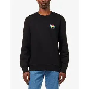 Paul Smith Zebra-logo Cotton-jersey Sweatshirt