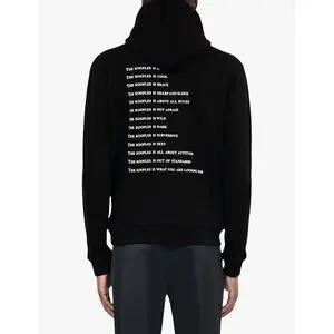 The Kooples Logo-print Cotton-jersey Hoodie