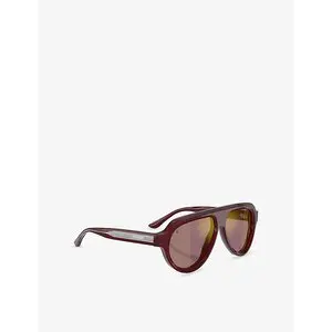 FERRARI Aviator-frame Acetate Sunglasses