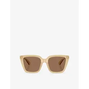 Burberry Square-frame Acetate Sunglasses - Yellow