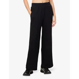 Varley Wide-leg Drawstring Stretch-woven Jogging Bottoms - Black