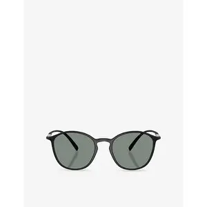 Giorgio Armani Ar8233u Phantos-frame Sunglasses - Black