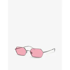 Ray-ban Irregular Frame Metal Sunglasses