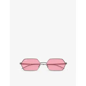 Ray-ban Irregular Frame Metal Sunglasses