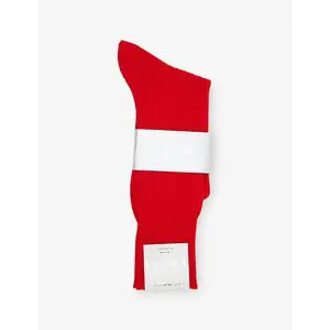 Falke Falke No. 2 Finest Cashmere-Blend Crew Socks Cardinal