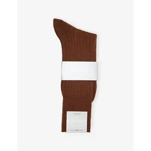 Falke Falke No. 2 Finest Cashmere-Blend Crew Socks Deer
