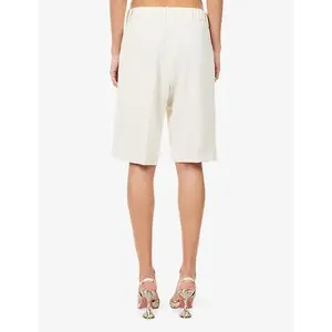 Stylein Pressed-pleat Crepe Shorts