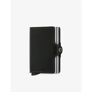 SECRID Twinwallet Aluminium And Leather Wallet - Black