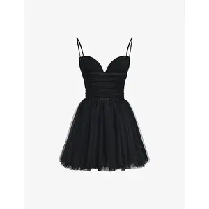 House Of Cb Princess Tulle Mini Dress - Black