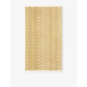 YVES DELORME Pollen Abstract-pattern Cotton Towel