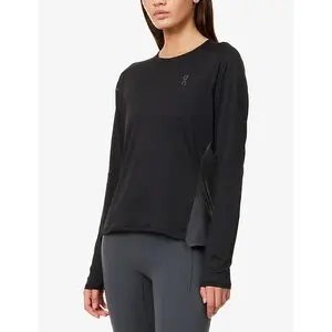On Performance Long-sleeve Stretch-woven Top