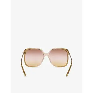 Chloé Ch0286s Square Frame Sunglasses - Brown