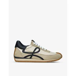 Loewe Flow Runner Monogram Trainers - Beige Comb