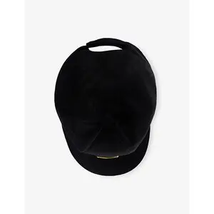Prada Velvet Baseball Cap - Black