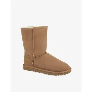 UGG Short Twin-faced Sheepskin Boots - Brown