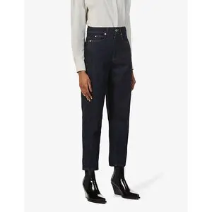Whistles Authentic High-rise Straight-leg Jeans
