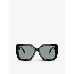 SWAROVSKI Sk6001 Square-frame Sunglasses - Black