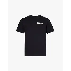 Jacquemus Le T-shirt Gros Grain Cotton-jersey T-shirt - Black