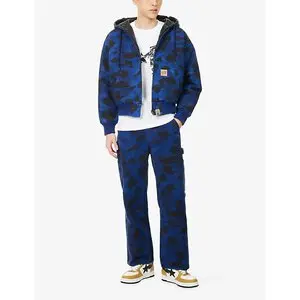 A BATHING APE Solid 1st Camo Printed Denim Jeans