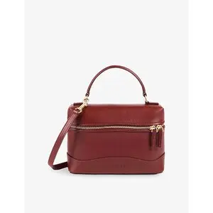 Sandro Leather Top-handle Bag - Brown
