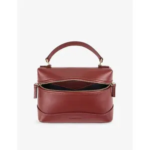 Sandro Leather Top-handle Bag - Brown