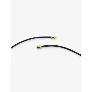 Monica Vinader Aria Cord Pebble Pendant Necklace - Gold