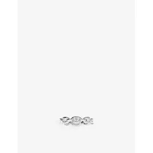 APM MONACO Hiver Sterling And Cubic Zirconia Ring - Silver