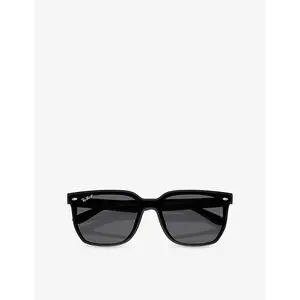Ray-ban Square Nylon Sunglasses - Black