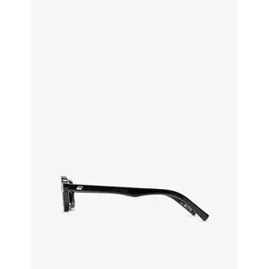 Le Specs Pilferer Ecozen Rectangular Sunglasses - Black