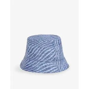Marni Raffia-effect Woven Bucket Hat - 00b48