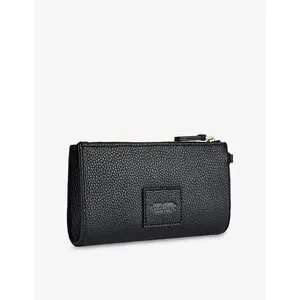 Marc Jacobs Brand-debossed Leather Pouch - Black