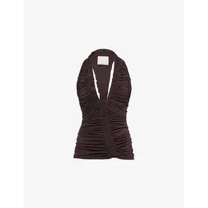 Christopher Esber Orion Draped Woven Top
