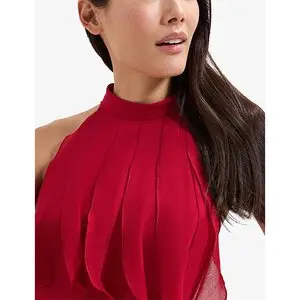 PHASE EIGHT Ruffled Chiffon Maxi Dress