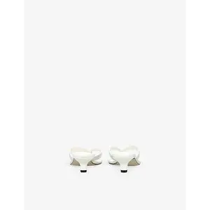 Steve Madden Tracie Leather Heeled Sandals - White