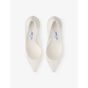 JIMMY CHOO Romy 85 Lace Pumps - Ivory
