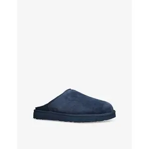 UGG Classic Slip-on Suede And Shearling Slippers