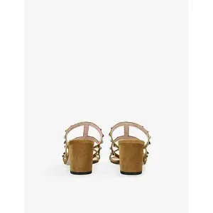 Valentino Garavani Rockstud 60 Suede Heeled Mules - Mult/other