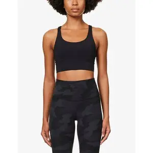 Lululemon Energy Cross-over Back Stretch-jersey Bra