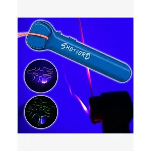 THE TECH BAR Uv Glow-in-the-dark String Shot Cord Lasso Game - Blue