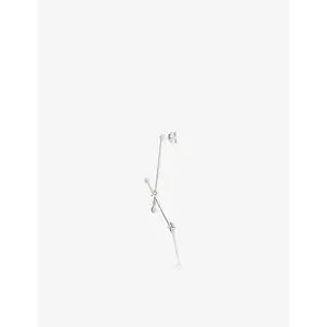 La Maison Couture Silver Earrings