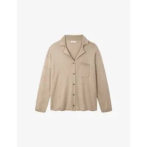THE WHITE COMPANY Wool And Cashmere-blend Shirt - Wheat Dust