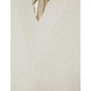 JOSEPH Ribbed Cashmere-blend Jumper